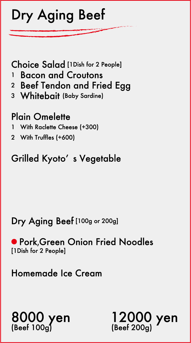 THE MENU – FRESH MARKET